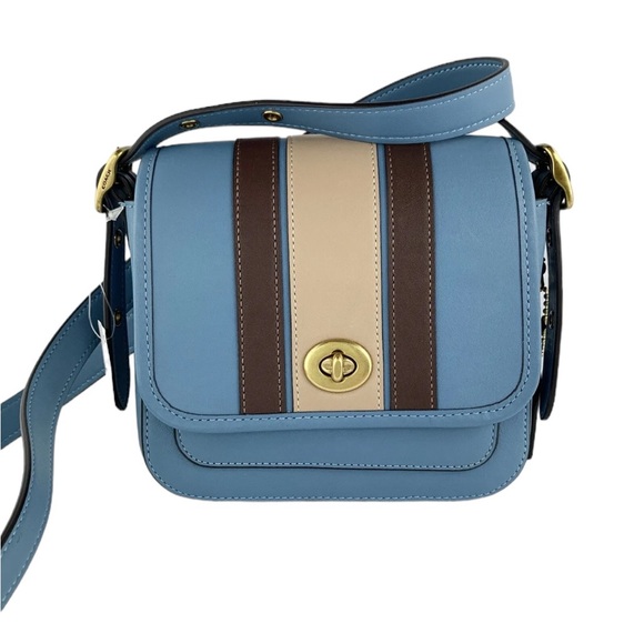 Coach | Bags | Coach Rambler 6 Mini Crossbody Bag With Varsity Stripe ...